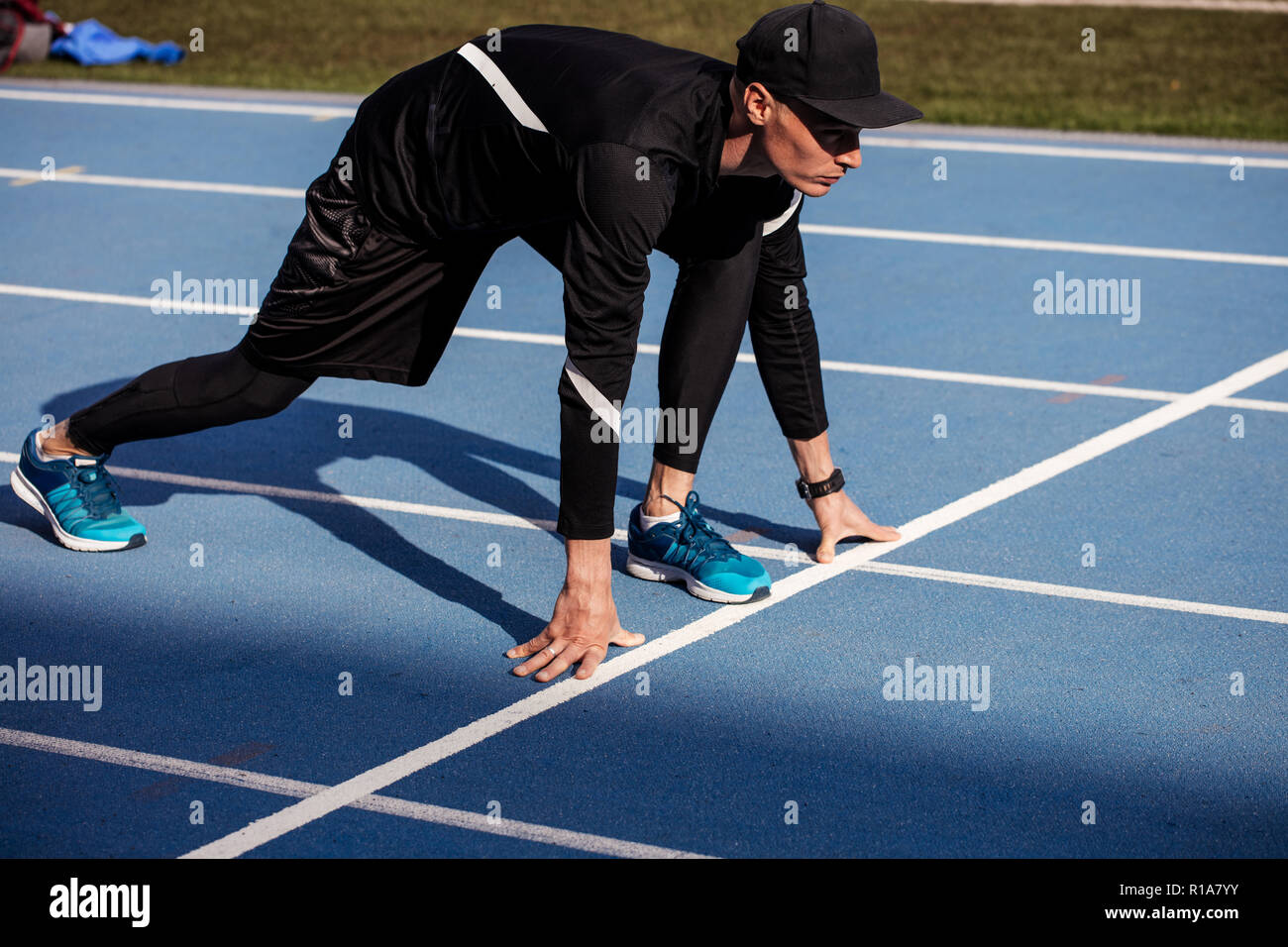 Couple training outdoors going hi-res stock photography and images - Alamy