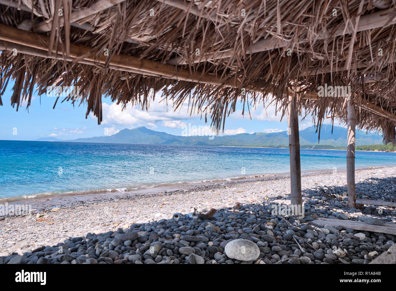 Pebble beach of Punta Malabrigo, Batangas, Philippines Stock Photo - Alamy