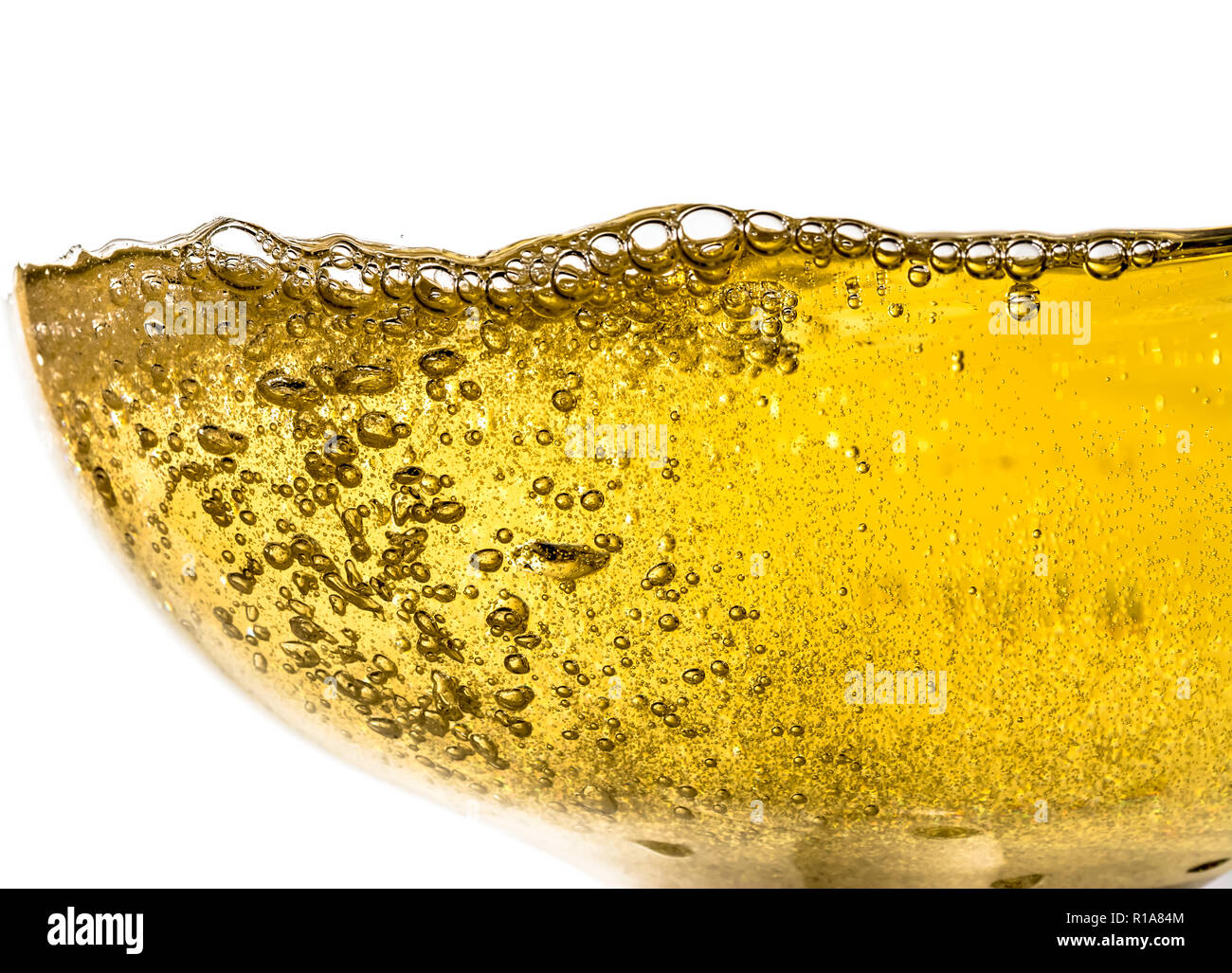 Wine in glass closeup, macro, wave of wine, splashing, splash, bubbles ...