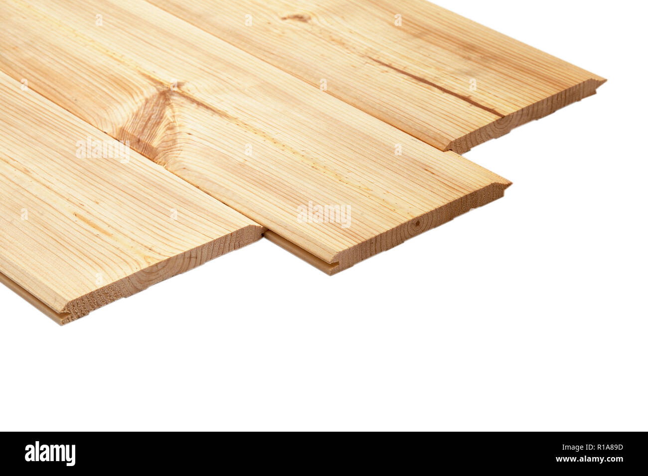 stack wood plank isolated on white background Stock Photo - Alamy