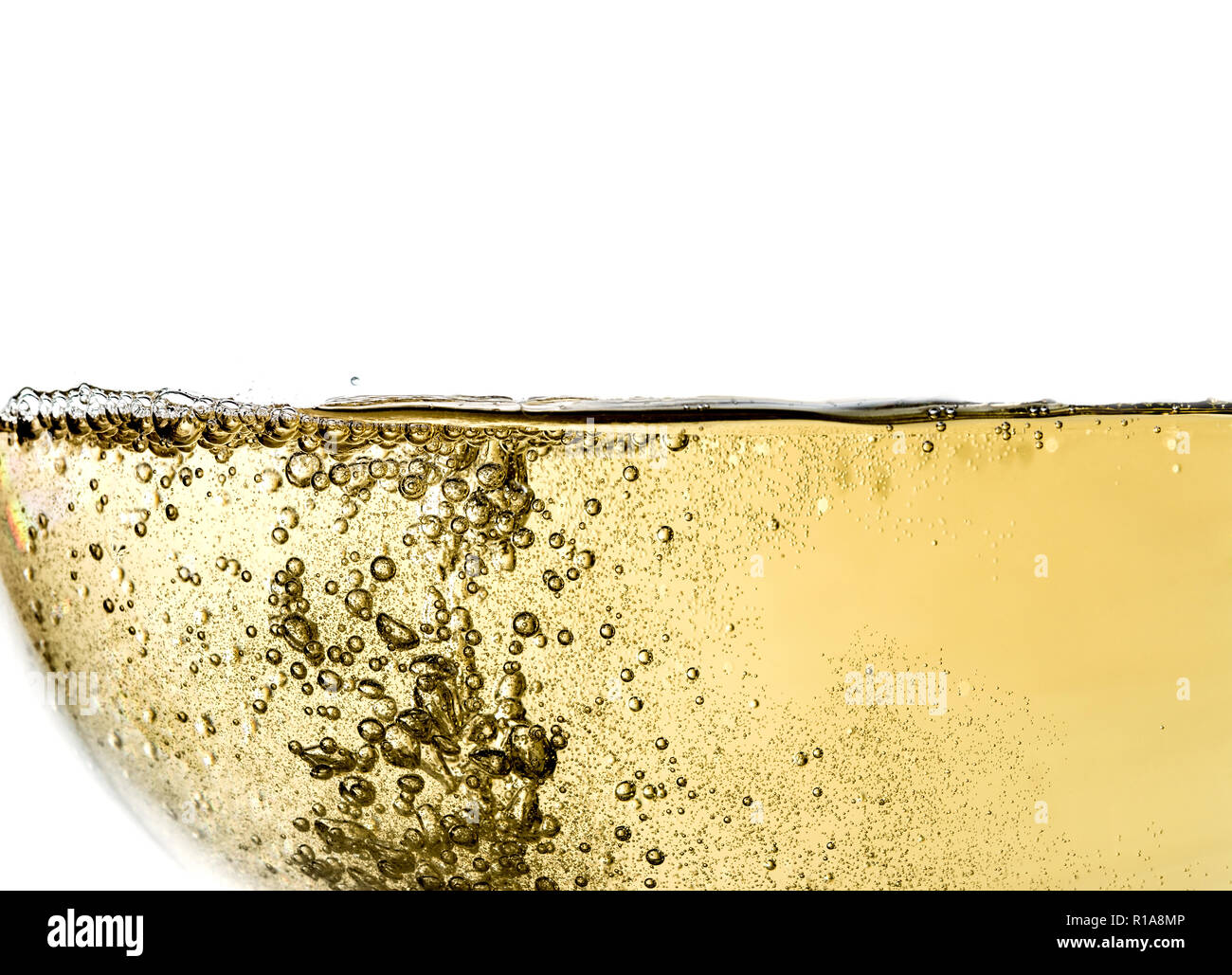 Wine in glass closeup, macro, wave of wine, splashing, splash, bubbles ...