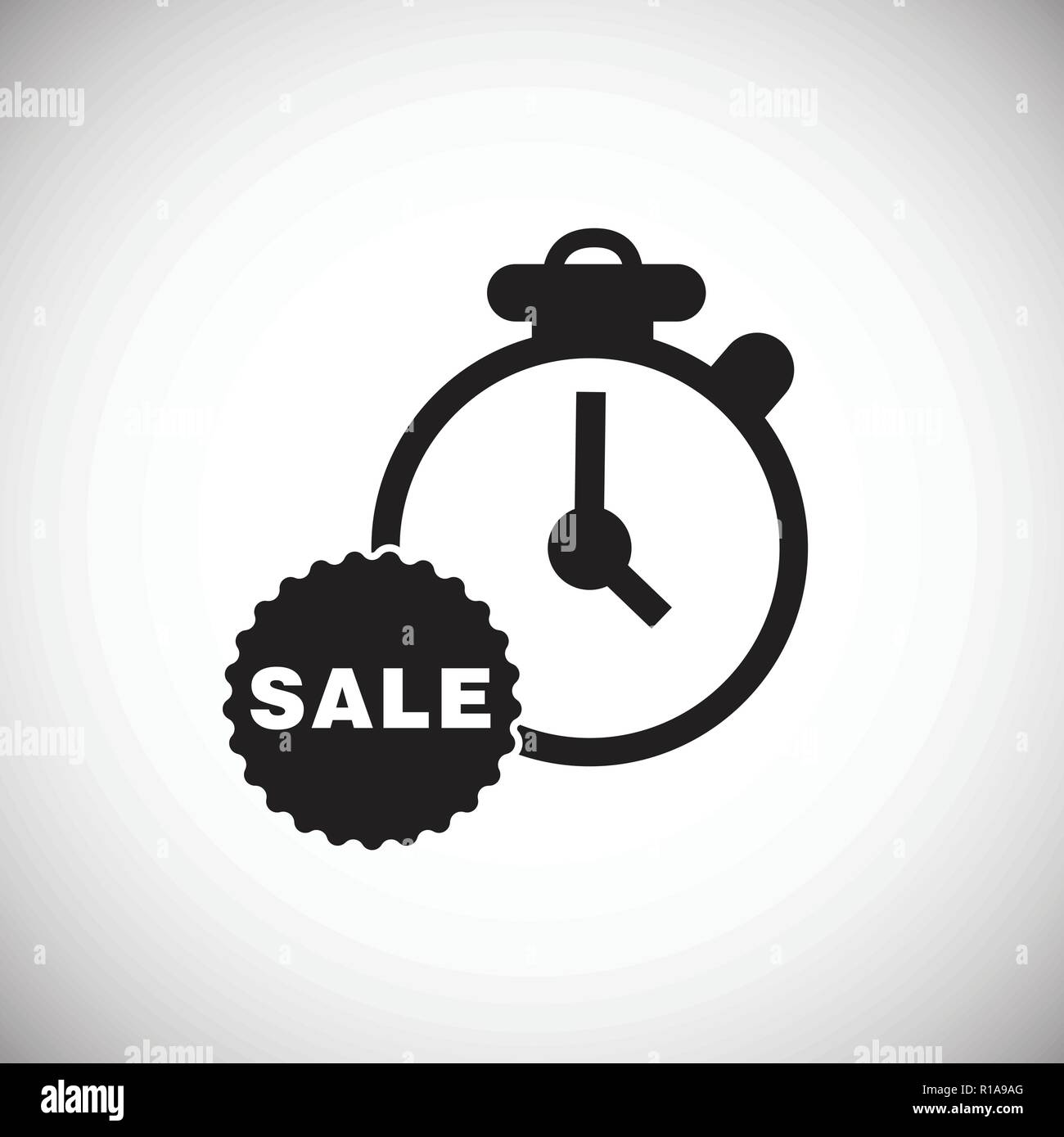Discount time counter on white background Stock Vector Image & Art - Alamy