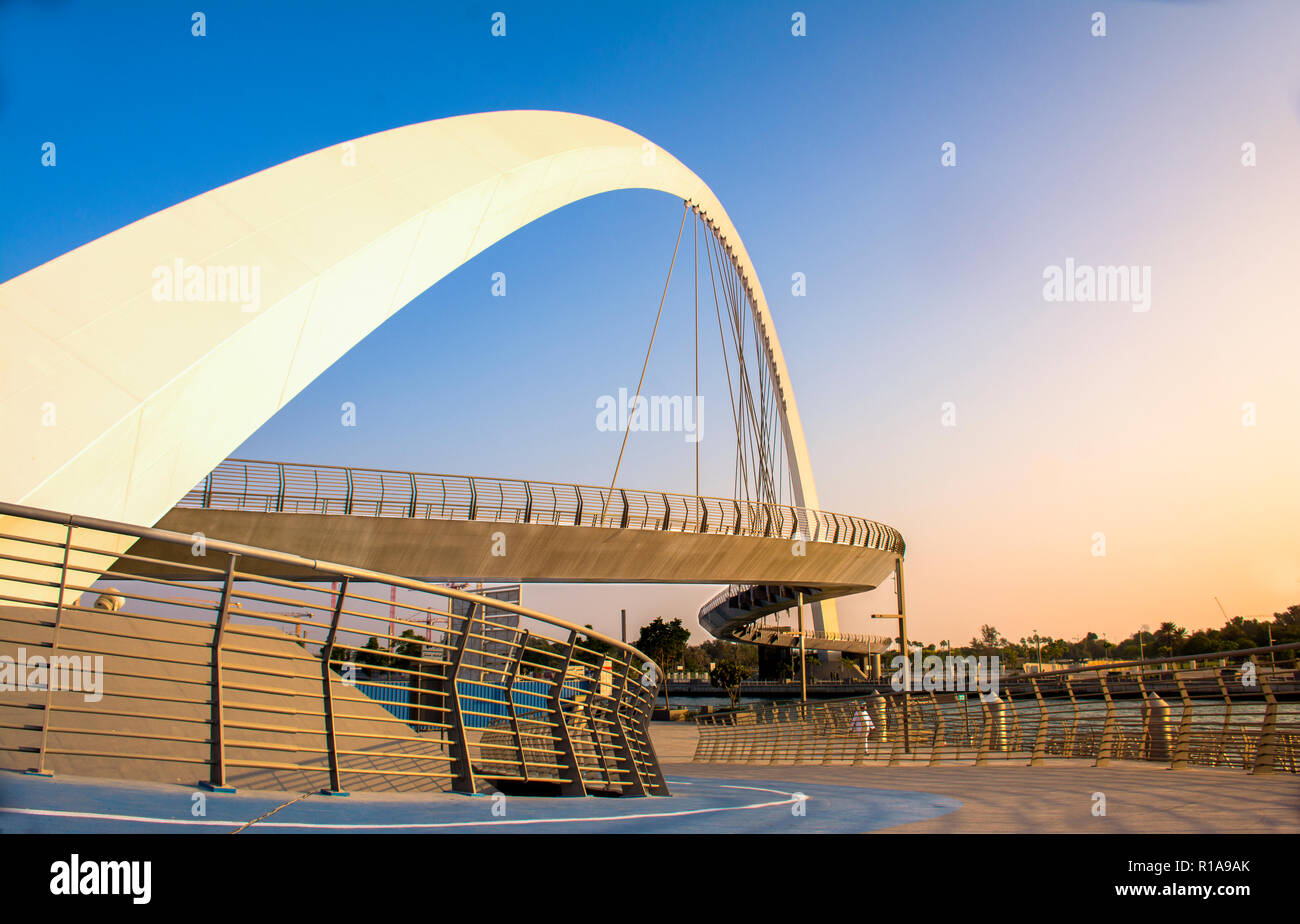 Evening tolerance bridge dubai hi-res stock photography and images - Alamy