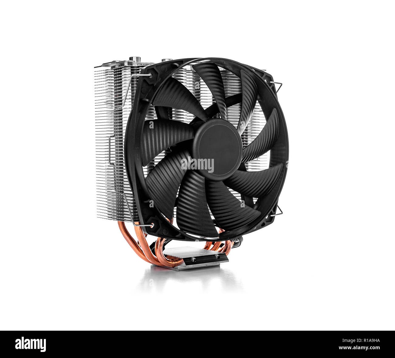 Cooler computer fan isolated on a white background Stock Photo - Alamy