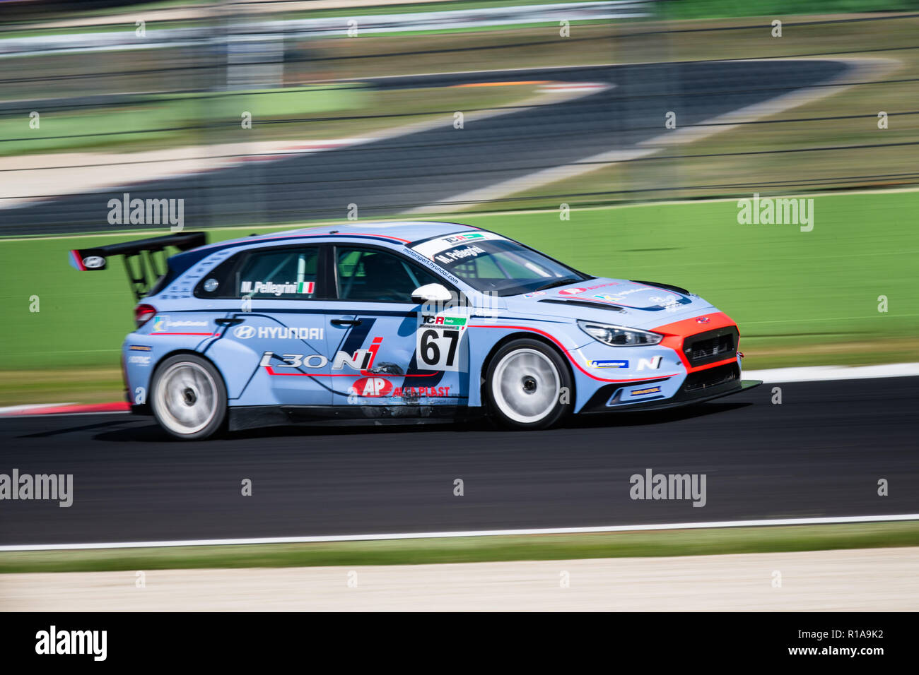 Vallelunga, Rome, Italy, September 8 2018, Aci Racing Weekend. Full ...