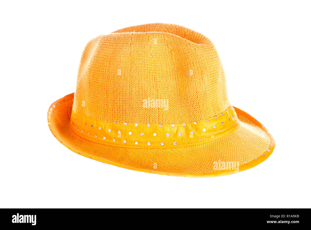 hat isolated on a white background Stock Photo - Alamy