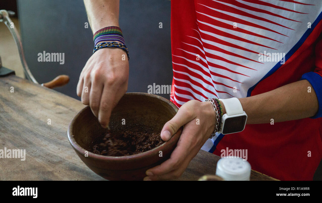 Process making chocolate chocolates hi-res stock photography and images ...