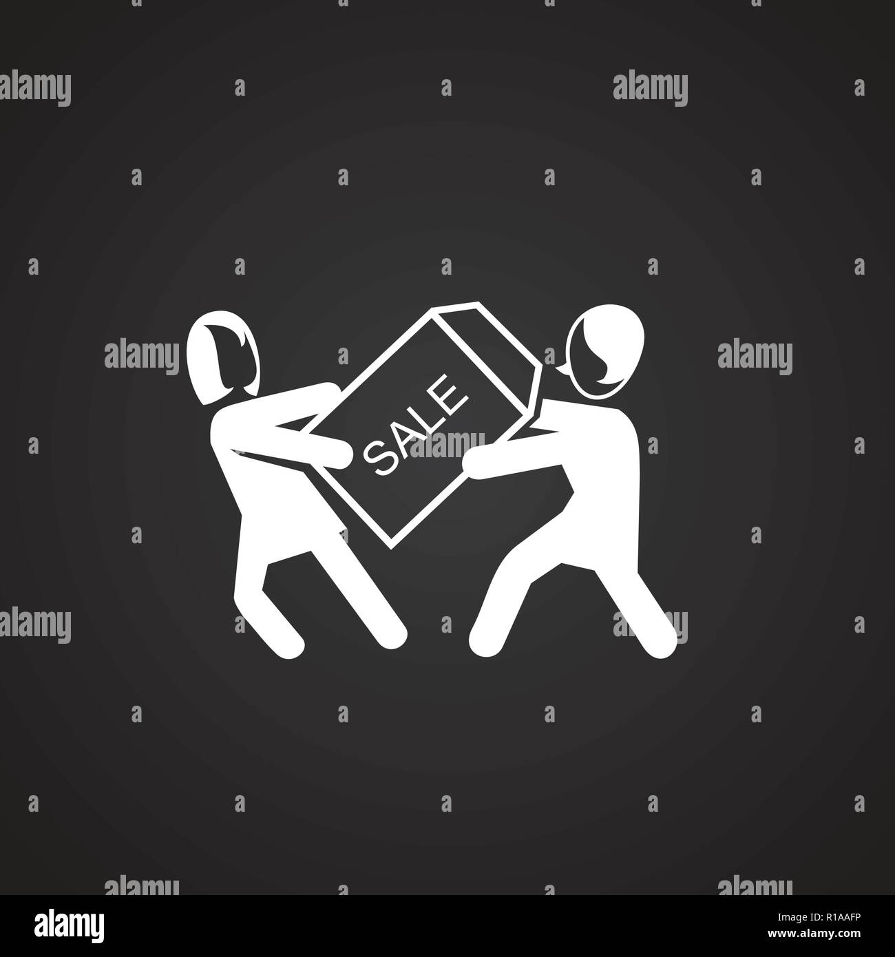 Black friday fighting hi-res stock photography and images - Alamy