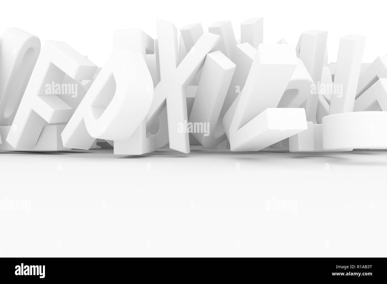 Background abstract CGI typography, good for design, alphabet, letter ...