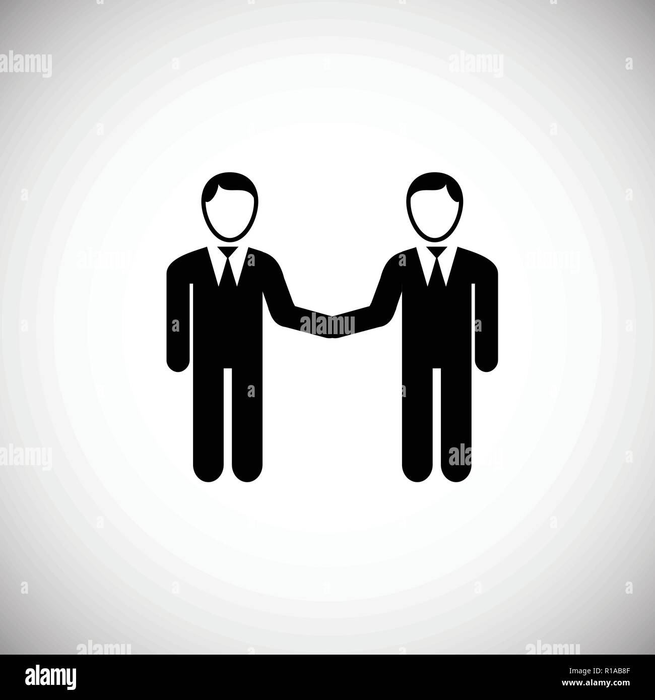 Business partners on white background Stock Vector Image & Art - Alamy