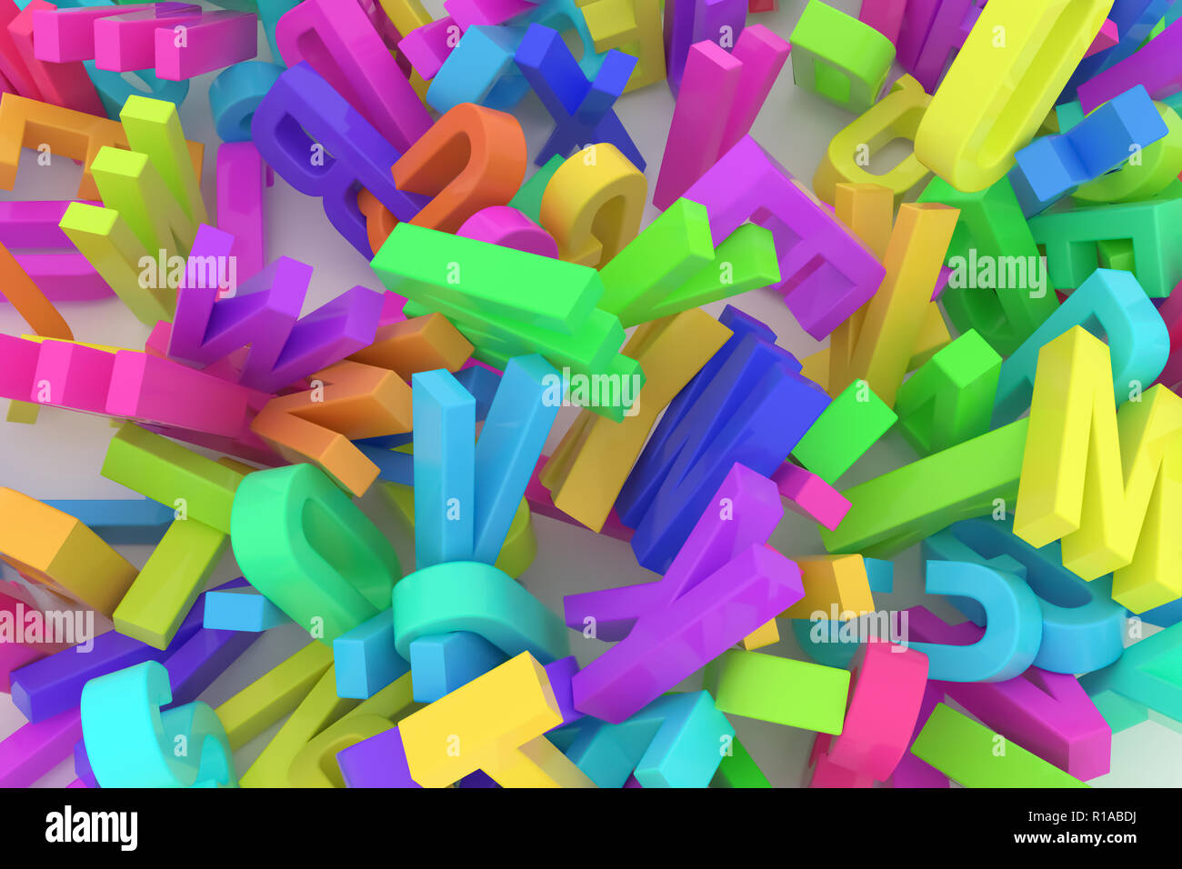 Background abstract CGI typography, good for design, alphabet, letter ...