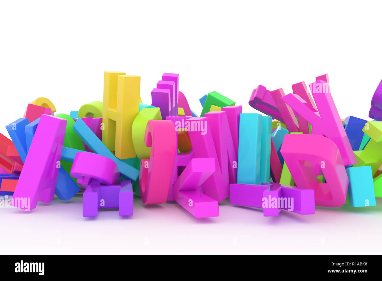 Alphabet, letter of ABC. Good for web page, wallpaper, graphic design ...