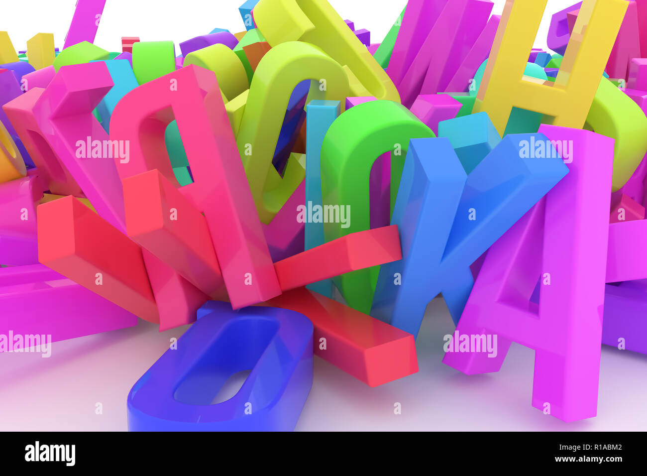 CGI typography, good for design texture or background, alphabet, letter ...