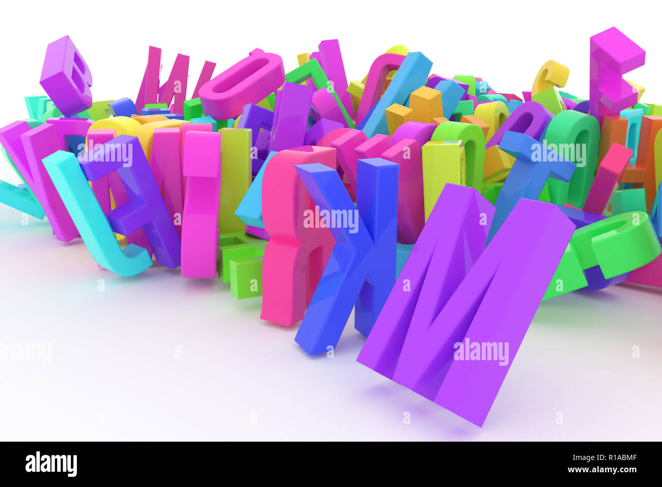 Alphabet, letter of ABC. Good for web page, wallpaper, graphic design ...