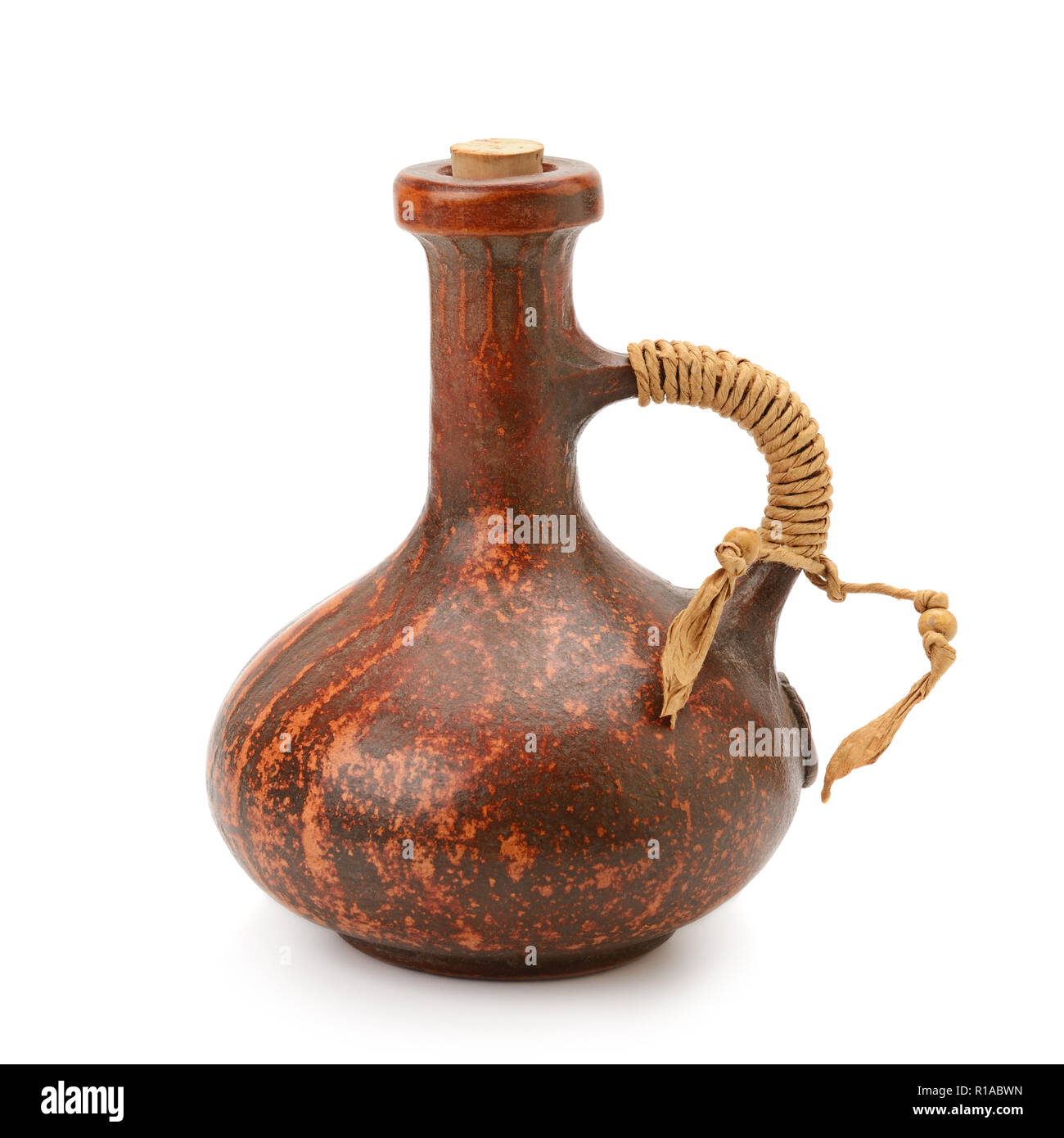 clay pot isolated on white background Stock Photo - Alamy