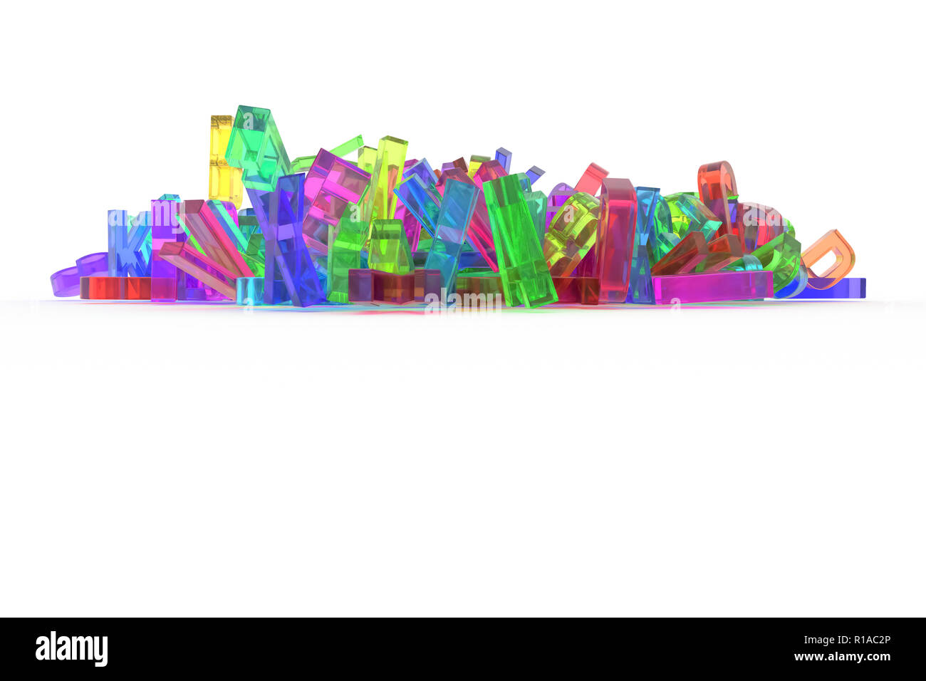 CGI typography, good for design texture or background, alphabet, letter ...