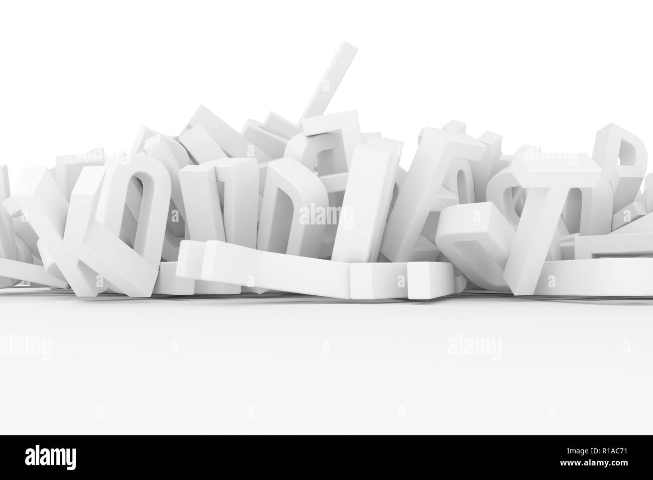 CGI typography, good for design texture or background, alphabet, letter ...