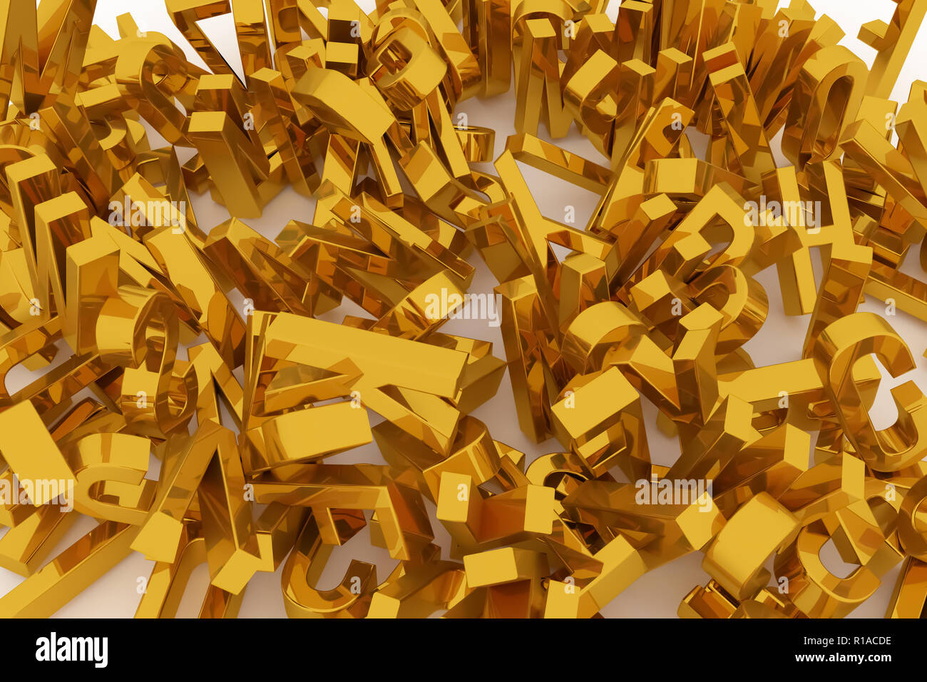 Background abstract CGI typography, good for design, alphabet, letter ...