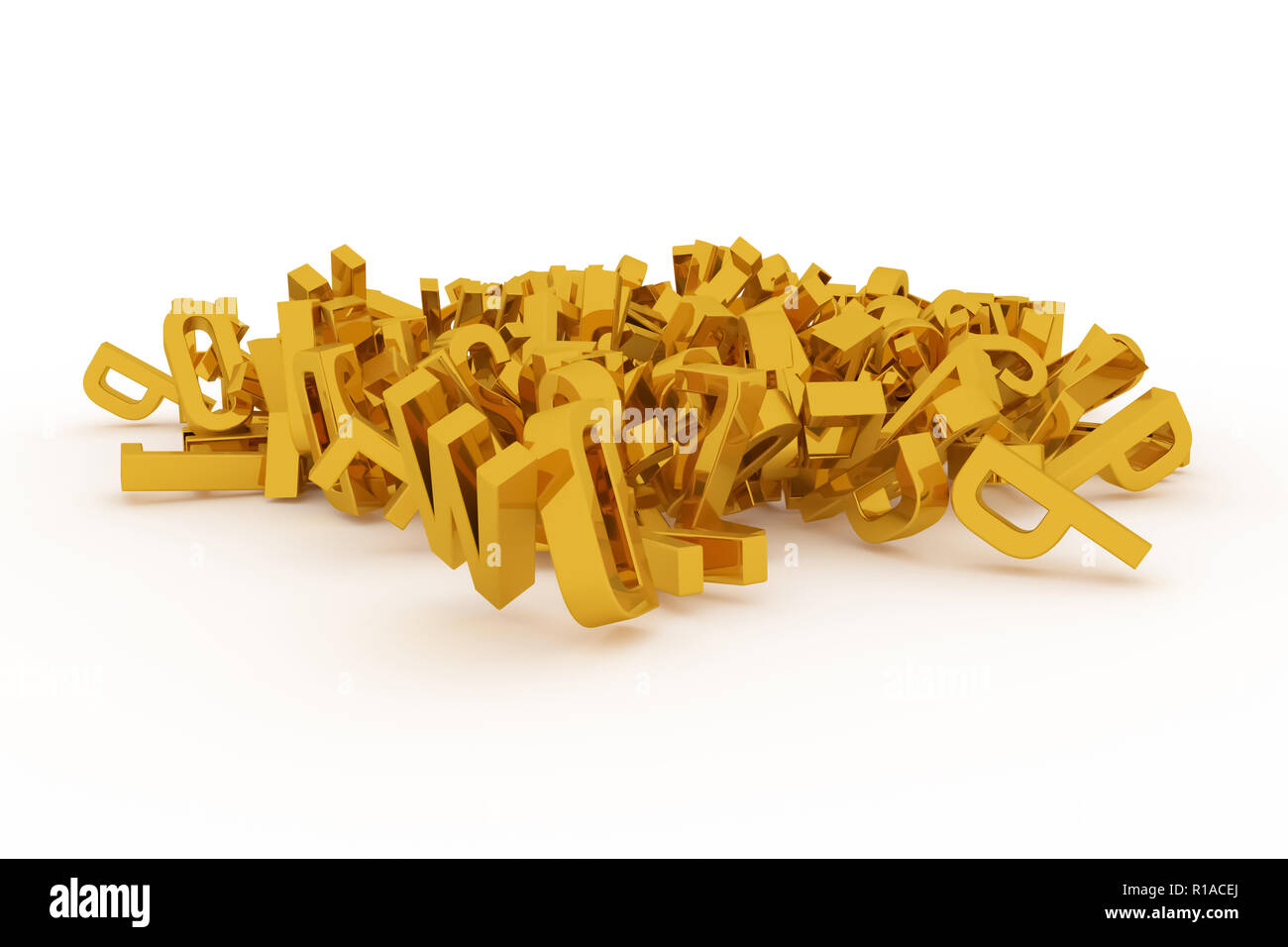 Background abstract CGI typography, good for design, alphabet, letter ...
