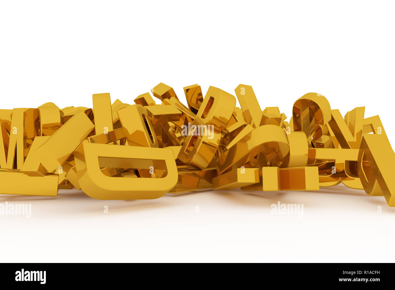 CGI typography, good for design texture or background, alphabet, letter ...