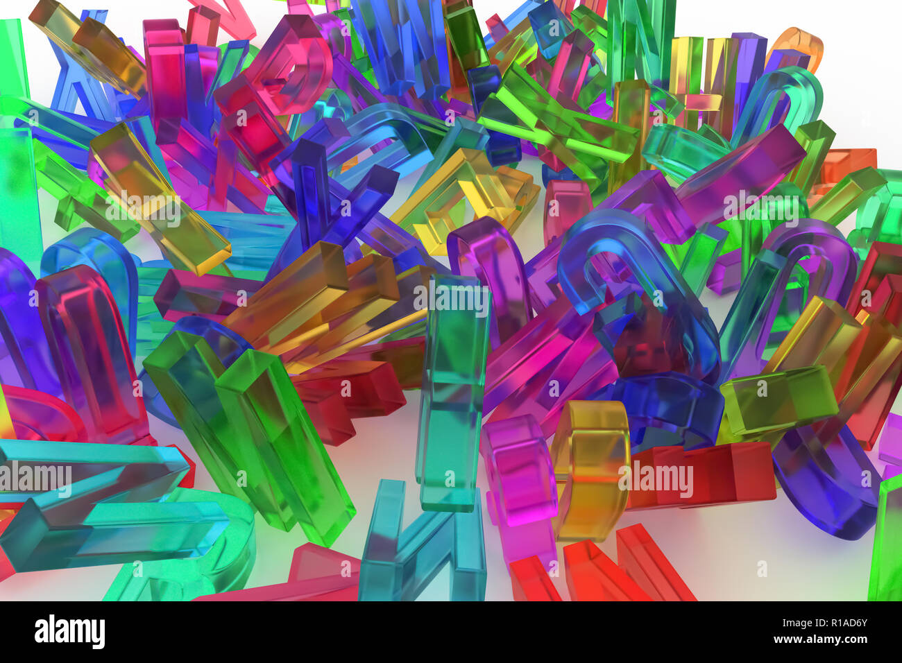 Background abstract CGI typography, good for design, alphabet, letter ...