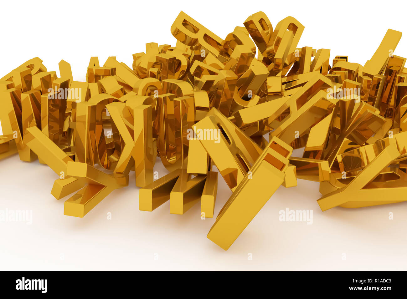 Background abstract CGI typography, good for design, alphabet, letter ...