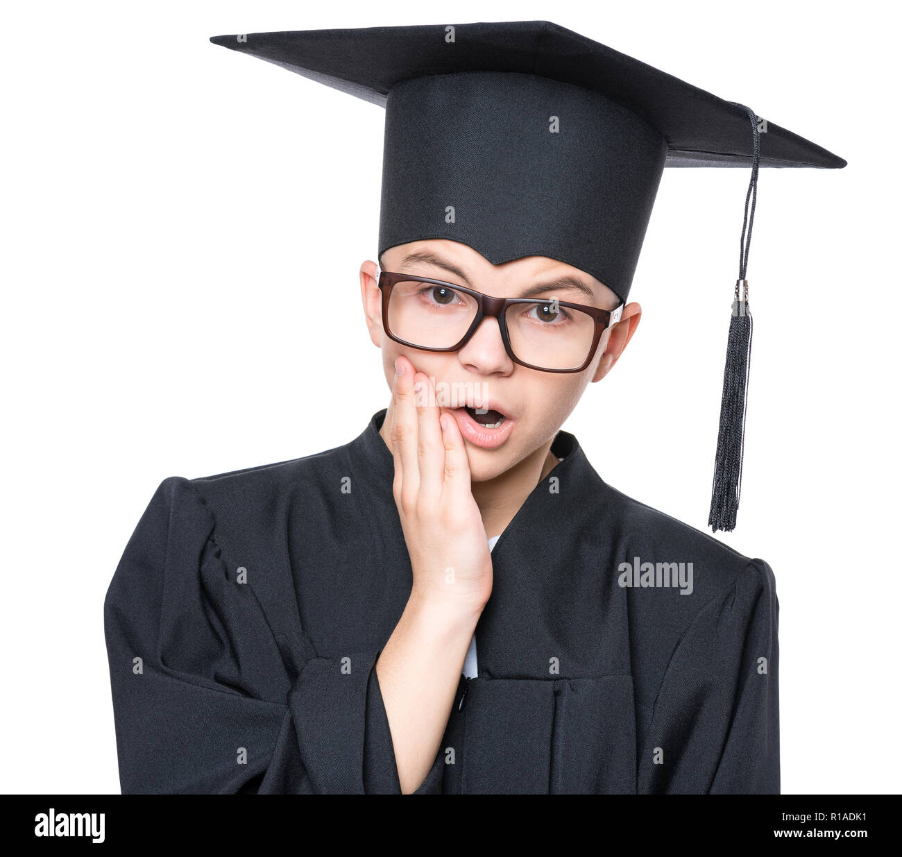 Graduate teen boy student Stock Photo - Alamy