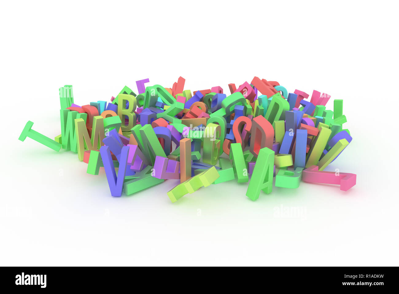 Background abstract CGI typography, good for design, alphabetic ...