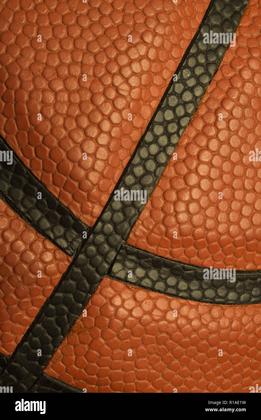 Basketball ball closeup texture background Stock Photo - Alamy