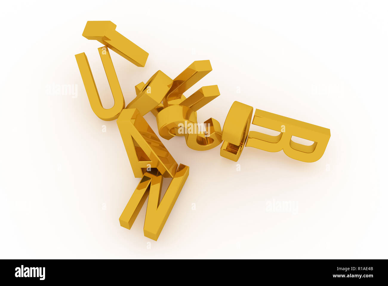 CGI typography, good for design texture or background, alphabetic ...