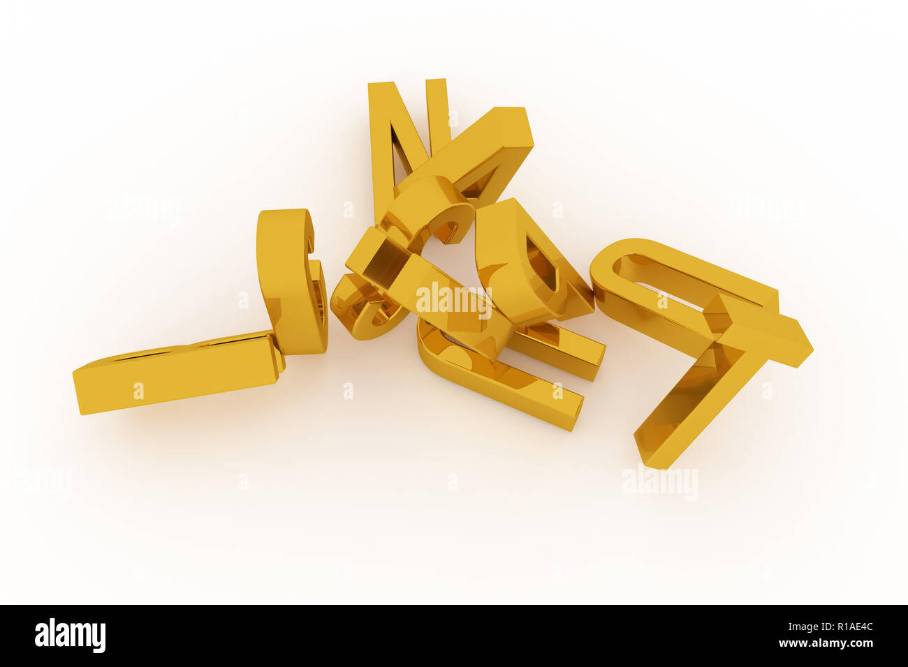 Abstract CGI typography, letter of ABC alphabetic character. Good for ...