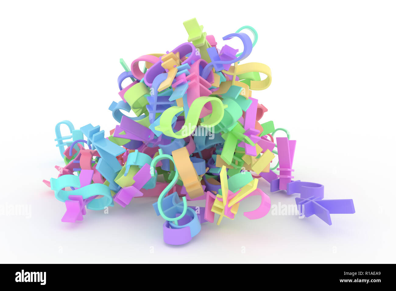 Abstract CGI typography, money or profit currency sign. Good for web ...