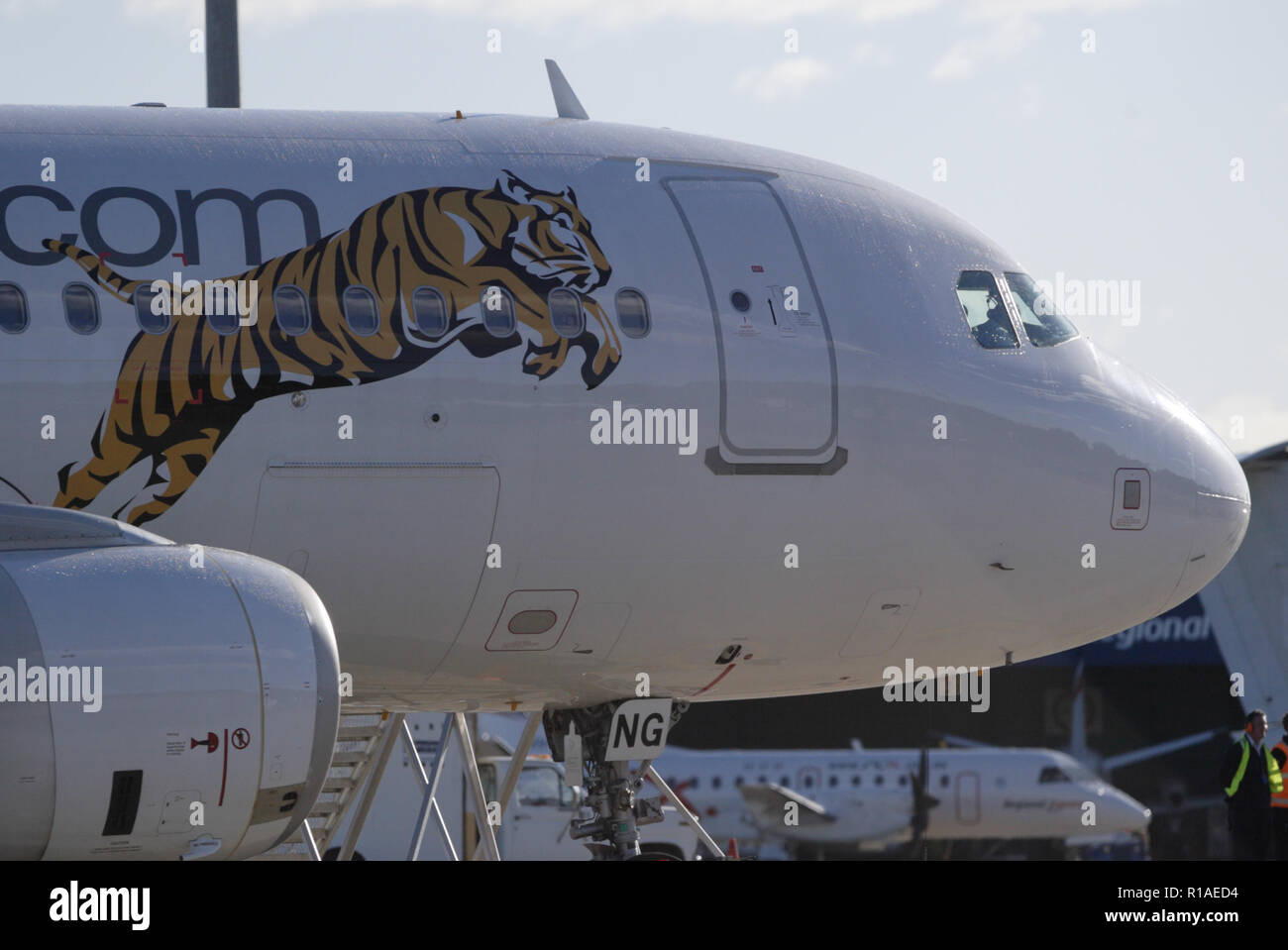 2 July 2009. The inaugural flight of Tiger Airways, the budget ...
