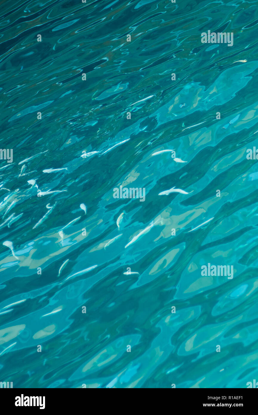 Clear azure water texture background Stock Photo - Alamy