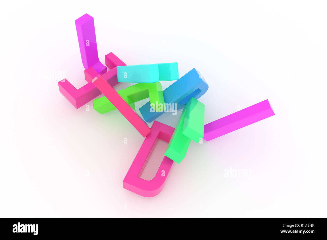 Background abstract CGI typography, good for design, alphabetic ...