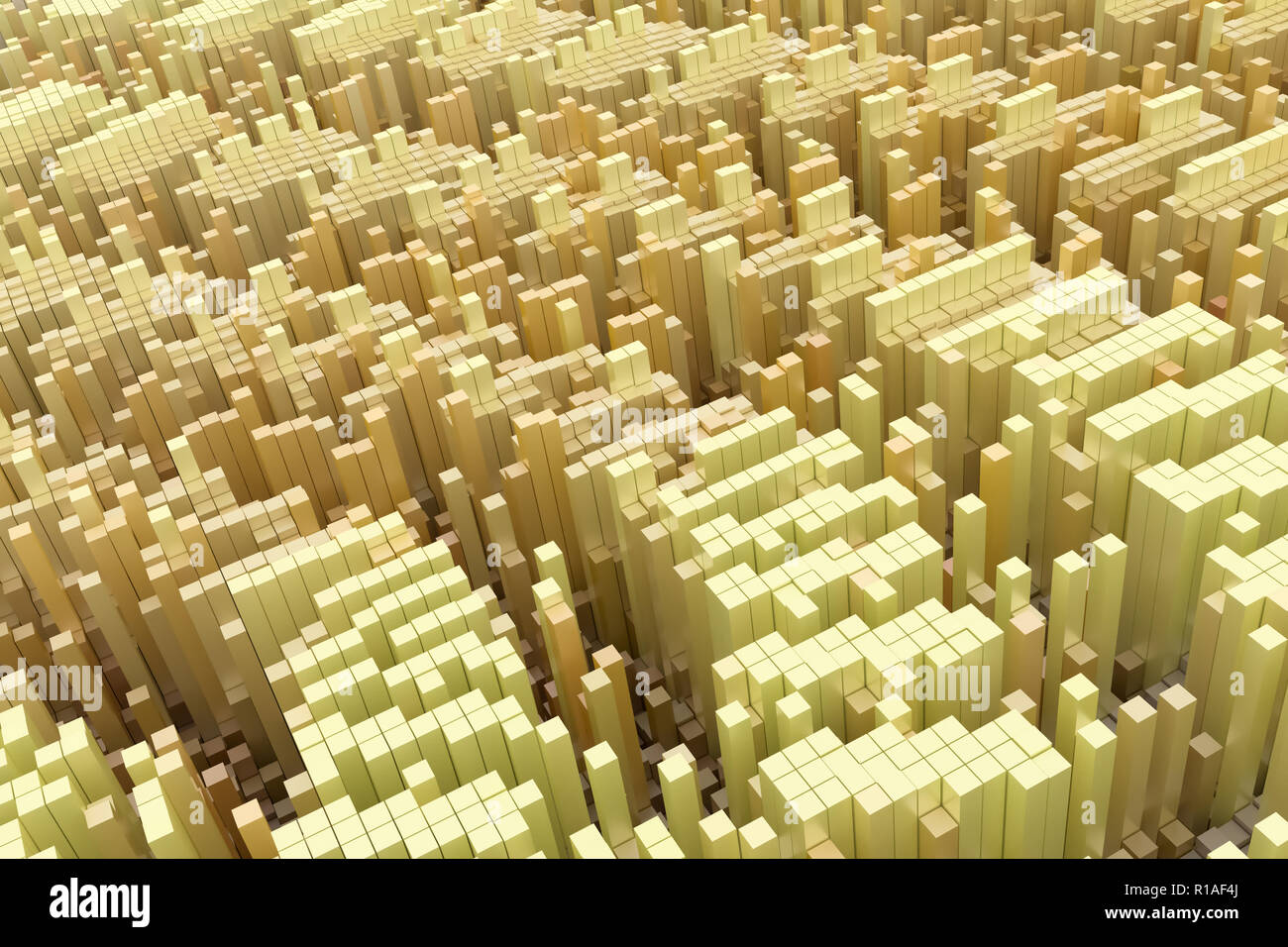 Shape composition, blocks, geometric structure. Decorative ...