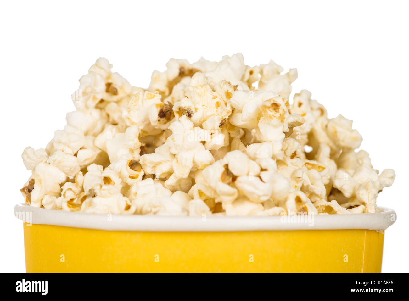 Box of Popcorn Isolated Stock Photo - Alamy