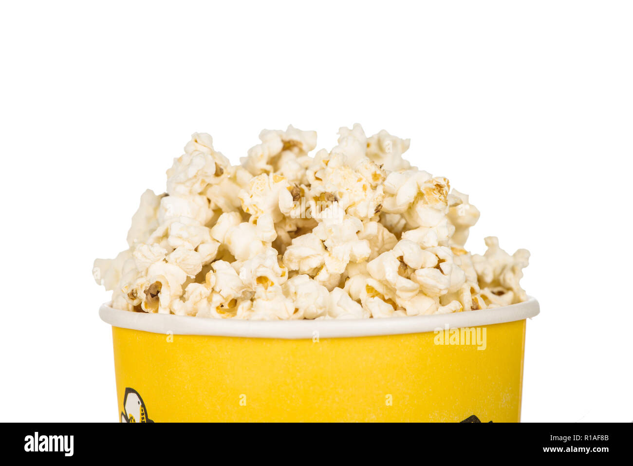 Box of Popcorn Isolated Stock Photo - Alamy