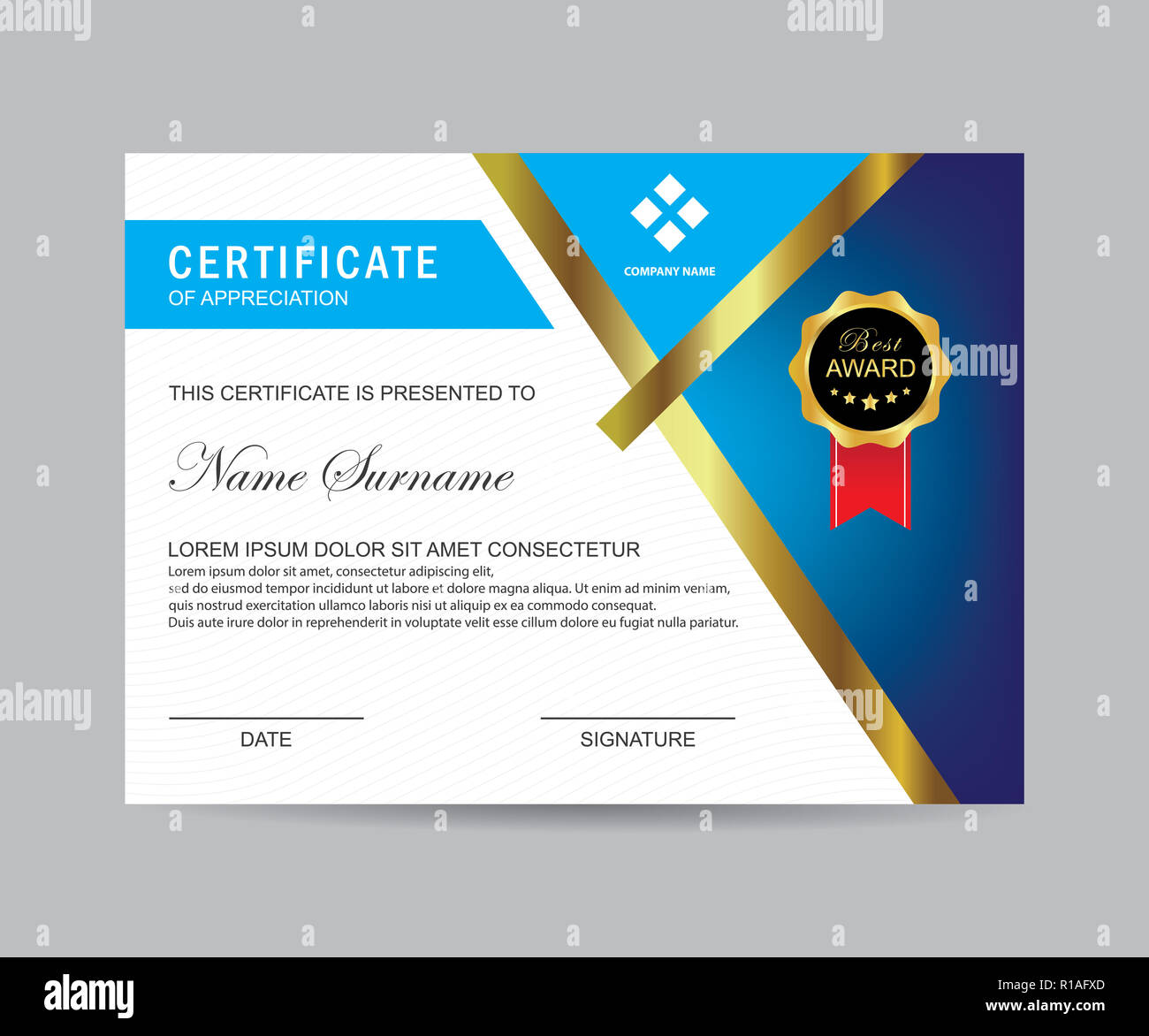 Certificate background hi-res stock photography and images - Alamy