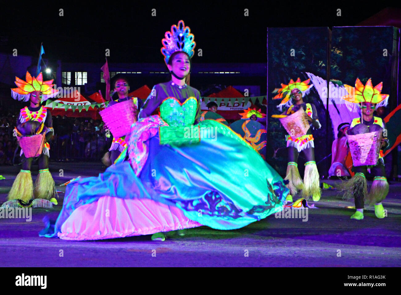 Students performed in front of Tanay Municipal Hall grounds during the ...