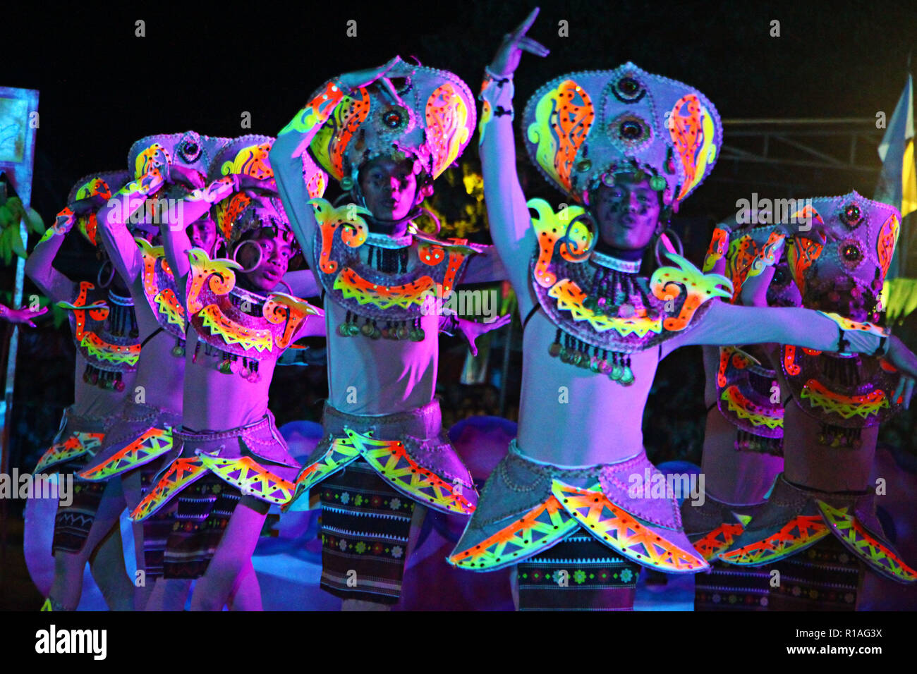 Students performed in front of Tanay Municipal Hall grounds during the ...