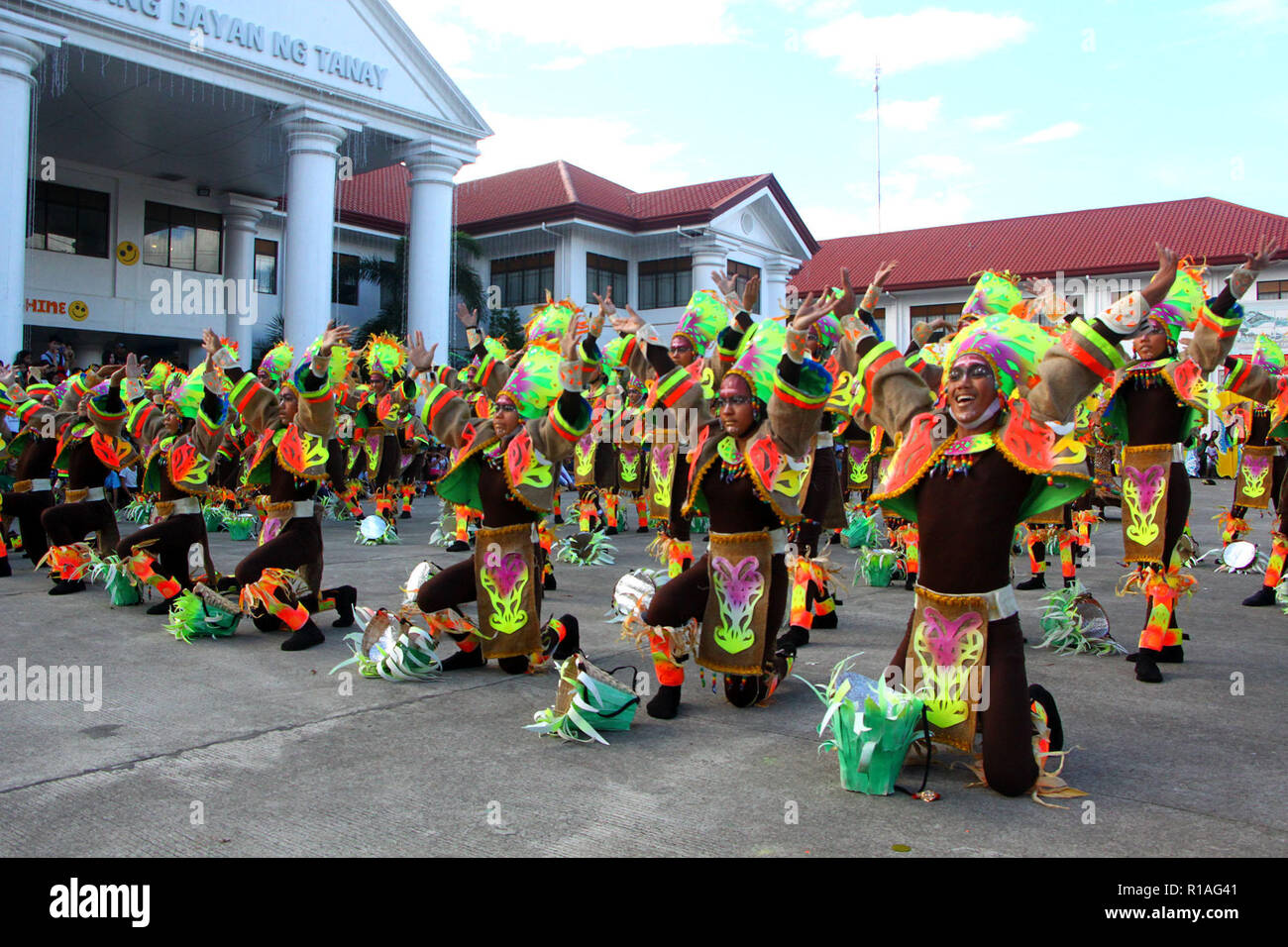 Tribu Silangan performed in front of Tanay Municipal Hall grounds ...