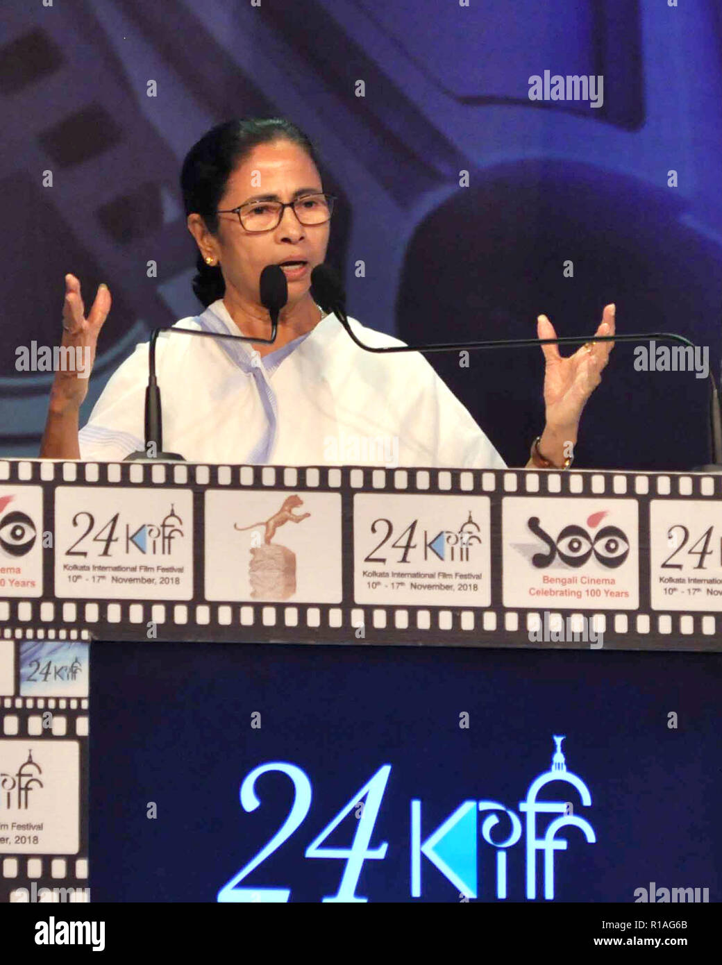 Kolkata, India. 10th Nov, 2018. West Bengal Chief Minister Mamata ...