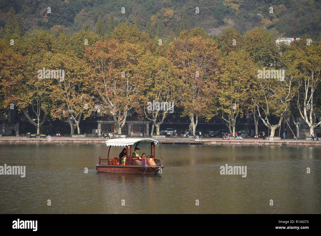 Autumn scenery of West Lake Scenic Area in Hangzhou Stock Photo - Alamy