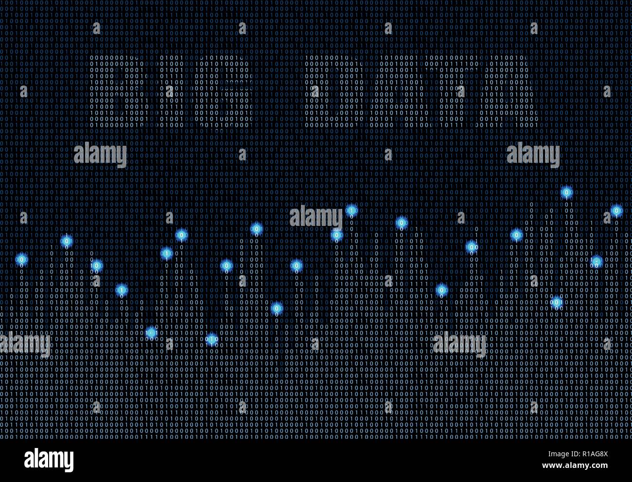 Abstract big data graph, infographic design. Digital field ...