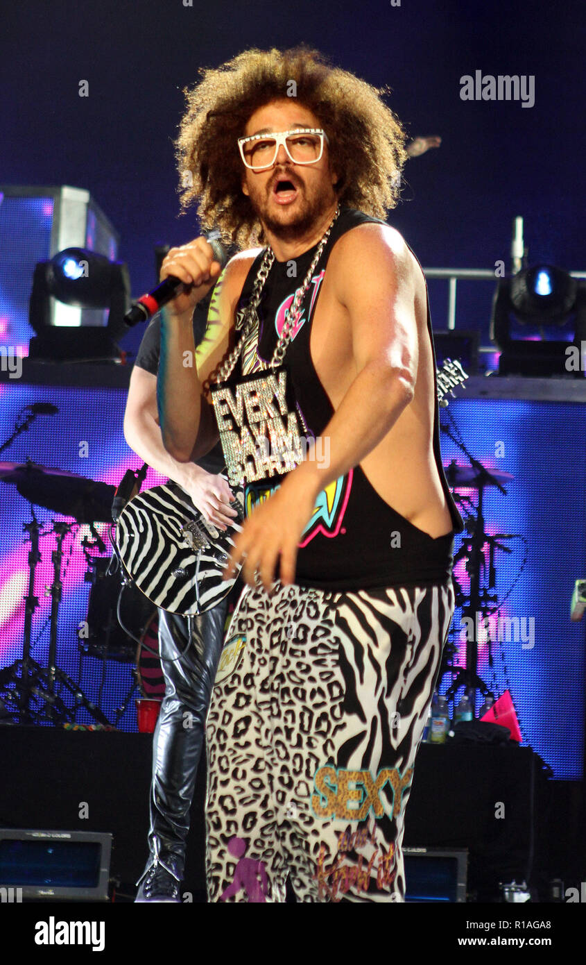 LMFAO perfoms in concert at the American Airlines Arena, in Miami ...