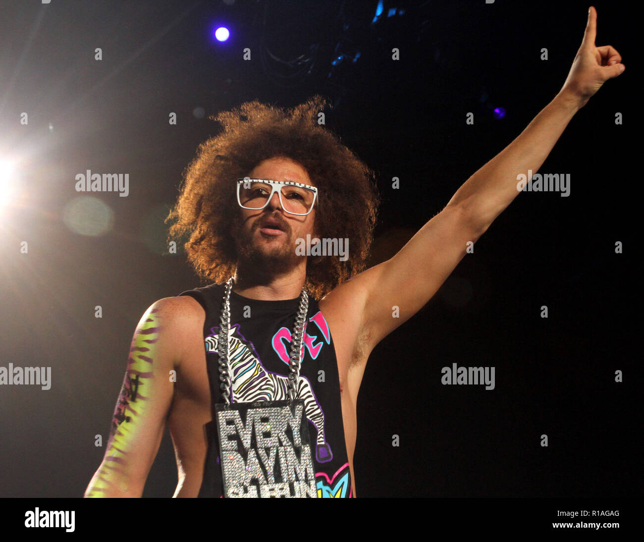 LMFAO perfoms in concert at the American Airlines Arena, in Miami ...