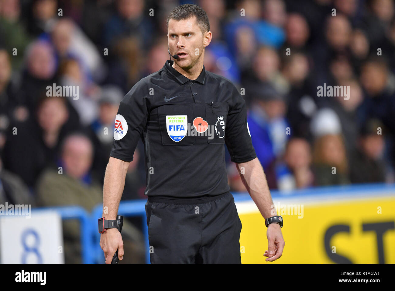 Referee Chris Kavanagh during the Premier League match at the John ...