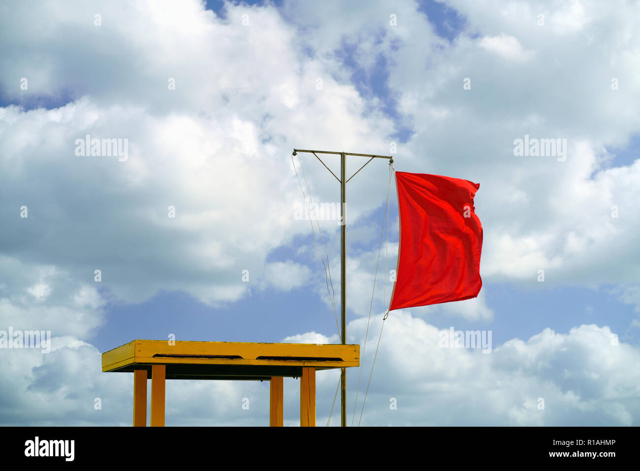 Red flag hi-res stock photography and images - Alamy