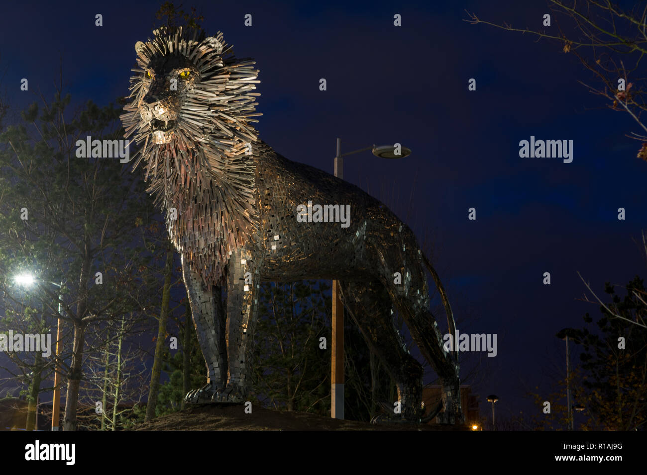 Cs lewis square in belfast hi-res stock photography and images - Alamy